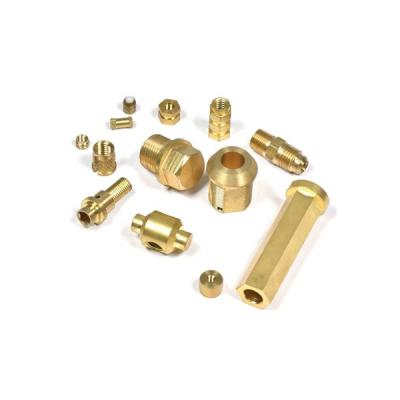 China Precision Brass CNC Parts Produced with Advanced CNC Machining Techniques for Tight Tolerances and Smooth Finishes for sale