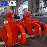 China Customized Hydraulic Lift Cylinder With Mainfold For Steel Factory for sale