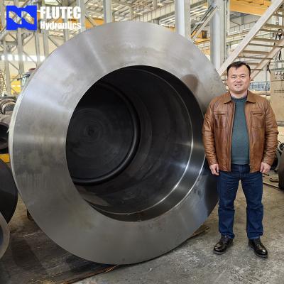 China Custom Press Machine Forged Hydraulic Cylinder Tube For 16000 Ton Press for sale