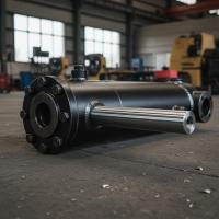 China Piston Cylinder Welded Hydraulic Cylinder Double Acting Bolted Head Mounting Type Heavy Equipment Hydraulic Part for sale