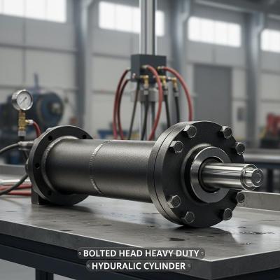 China Bolted Head Heavy Duty Welded Hydraulic Cylinder with Hardening Surface Treatment Providing Performance in Hydraulic Systems for sale