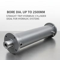 China Bore Diameter Up To 2500mm Industrial Welded Hydraulic Cylinder Straight Trip Working Method Ideal For Hydraulic Systems for sale