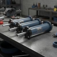China 920700 Bolted Head Hydraulic Cylinders Temperature Range Minus 20 Celsius To 80 Celsius Durable Heavy Duty Hydraulic Cylinders for sale
