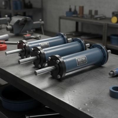China 920700 Bolted Head Hydraulic Cylinders Temperature Range Minus 20 Celsius To 80 Celsius Durable Heavy Duty Hydraulic Cylinders for sale