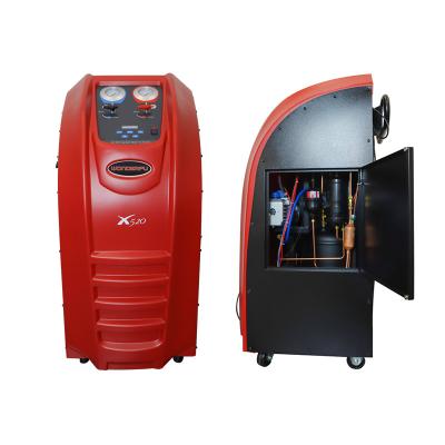 China 8HP Semi Automatic R134a Car AC Recovery Machine With LCD Display for sale
