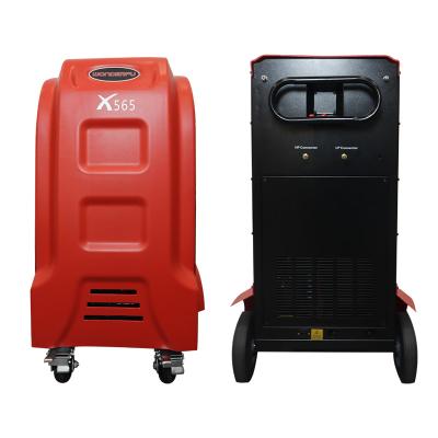 China 50HZ Air Condition Recovery Machine , LCD Display Flush Machine 10kg Refrigerant for sale