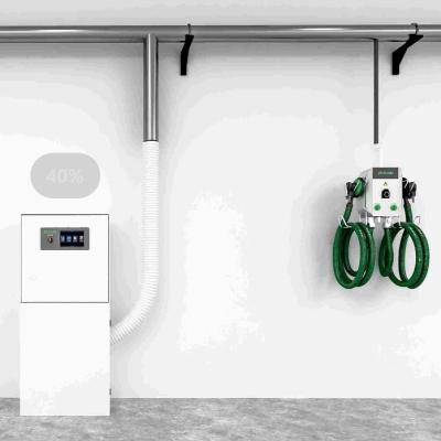 China 11KW Workshop Dust Extraction System Central Dust Collector 1700mm for sale