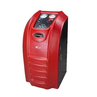 China Semi Auto R134A Air Conditional Recycling Recharging Refrigerant Ac Recovery Machine With Ce for sale