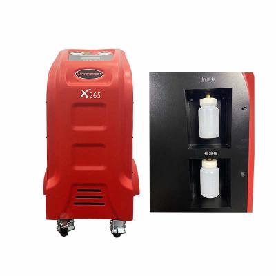 China AC Flushing R134A Refrigerant Recovery Recycling And Recharging Machine Full Auto for sale
