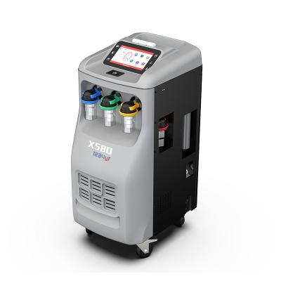 China Fully Auto Car AC Gas Charging Machine , 375W R1234yf Refrigerant Recovery Machine for sale