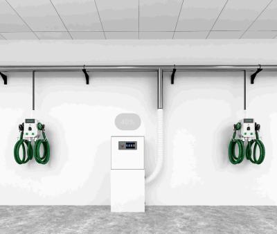 China 5000W 7500W Workshop Dust Extraction System , Central Dust Collector for sale