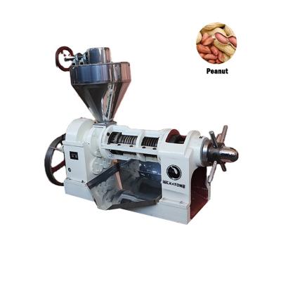 China Screw Press Oil Expeller , Vegetable Oil Press Machine Grains Castor for sale