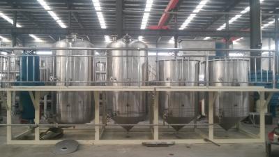 China First-level  Refining Stainless steel 1TPD scale edible oil refinery machine for sale