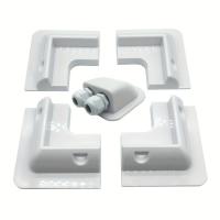 China ABS Brackets for Solar Panel Installation on Caravan Motor Home RV 7PCS White Black for sale