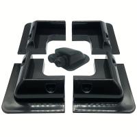 China ABS Brackets for Solar Panel Installation on Caravan Motor Home RV 7PCS White Black for sale