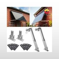 China Front and Rear Leg Bracket Balcony Roof Ground Mount Solar Panel Tilt Mount Brackets for sale