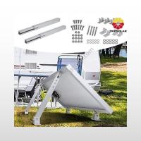 China Front and Rear Leg Bracket Balcony Roof Ground Mount Solar Panel Tilt Mount Brackets for sale