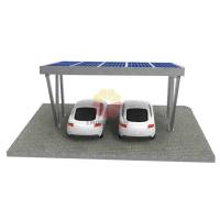 China Customizable Carport Solar System Pergola with 60m/s Wind Load Tilt Angle 0-60 degree for sale