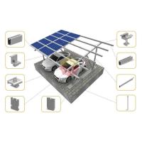 China Customizable Carport Solar System Pergola with 60m/s Wind Load Tilt Angle 0-60 degree for sale