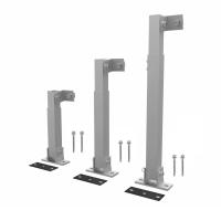 China Adjustable Angle Solar Panel Mount Bracket for Wall and Flat Roof Snow Load 1.5KN/m2 for sale