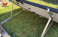 China Solar Module Applicable Adjustable PV Triangle Brackets for Open Field Installation for sale