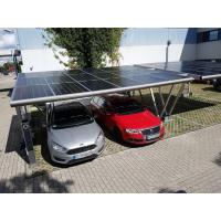 China Anodized High Pre-assembled 5kw Aluminum Carport Rack Solar Parking Garage for House for sale