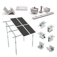 China Waterproof PV Solar Carport for Flat Open Field Anodized Aluminium Solar Roof Carport for sale