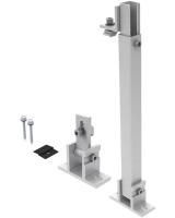 China Adjustable Angle Tilt Aluminum Bracket for Solar Panel Mounting on Flat Metal Roof for sale