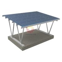 China 1.4KN/m2 Snow Load and 60m/s Wind Load Aluminum Structure for Solar Carport Mounting for sale