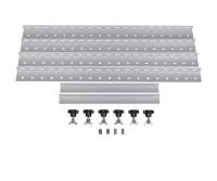 China Solar Energy Adjustable Mid End Clamp for Flat Bracket Standing Ground Roof System for sale