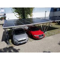China Wind Load 60M/s Resistant Solar Panel Carport Solar Mounting System with Anodized Finish for sale