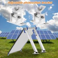 China Adjustable Solar Panel Tilt Mounting Brackets for Portable Aluminum Frame Structure for sale