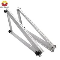 China Aluminum Adjustable Triangle Racks for Flat Roof Solar Panel Energy Bracket Mounting for sale
