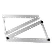 China 25 Year Service Life Solar Panel Mounting Bracket Adjustable Anodized Aluminum Flat Roof for sale
