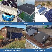 China 25 Year Service Life Solar Panel Mounting Bracket Adjustable Anodized Aluminum Flat Roof for sale