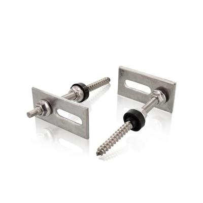 China ISO9001/CE Certified Solar Roof Mounting System with Natural Silver Hanger Bolts for sale
