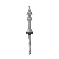 China ISO9001/CE Certified Solar Roof Mounting System with Natural Silver Hanger Bolts for sale