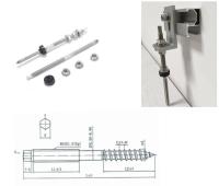 China ISO9001/CE Certified Solar Roof Mounting System with Natural Silver Hanger Bolts for sale