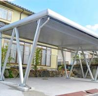 China Natural 9kw Full Installation Solar Rack Aluminium Car Parking Structure System for Home for sale
