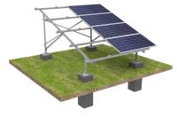 China Anodized PV Solar Panel Installation Ground Mounting System for Maximum Efficiency for sale
