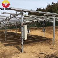 China Anodized PV Solar Panel Installation Ground Mounting System for Maximum Efficiency for sale
