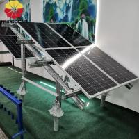 China Ground Mounted Solar Module Mounting Structure Snow Load 1.5KN/m2 and Wind Load 60M/s for sale