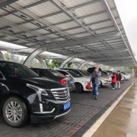 China Full Assembled Solar Carport Steel Carport Shelter for House Solar Energy Bracket for sale