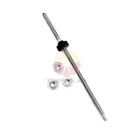 China Natural Silver Double Threaded Hanger Bolts for Secure and Durable Solar Panel Mounting for sale