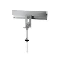 China Natural Silver Double Threaded Hanger Bolts for Secure and Durable Solar Panel Mounting for sale