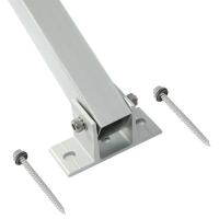 China Front and Rear Leg Brackets for Silver/Black Solar Panel Mounting Tilt Angle 10deg-60deg for sale