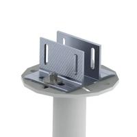 China Natural Silver PV Solar Panel Installation Aluminum Steel Solar Ground Mounting Rail for sale