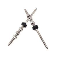 China SUS304 Double End Dowel Screw for Metal Roof M10 Double Thread Tapping Hanger Screw for sale
