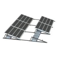 China Natural Silver Ground Mount for Solar Panel Installation Pre-assembled and Customization for sale