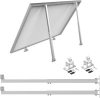 China Custom Length Anodized Solar Panel Bracket for Flat Roof and Wall Mounting Solution for sale
